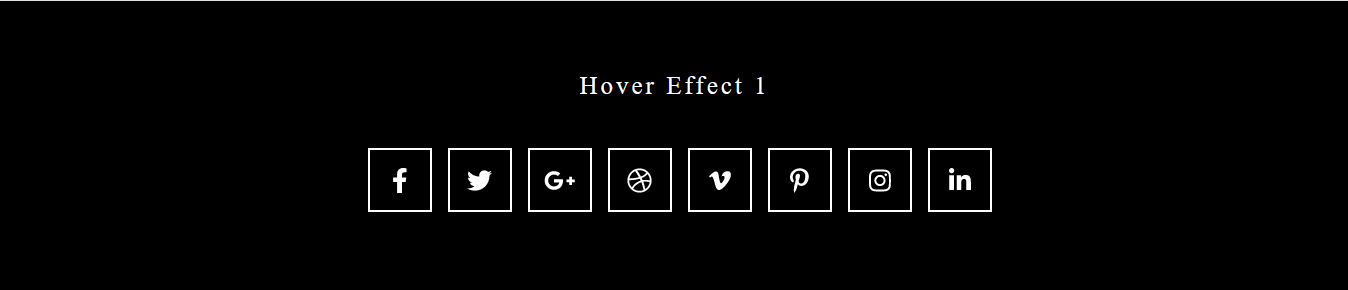 Social Media Button Hover Effect By Romincomputer Codecanyon